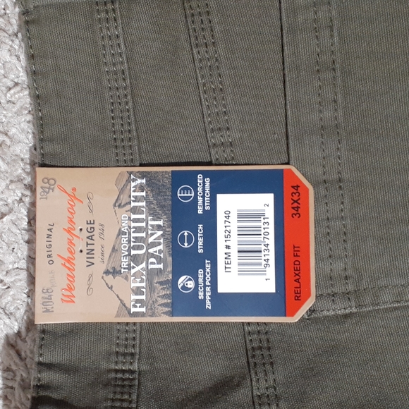 Weatherproof | Pants | Nwt Weatherproof Vintage Mens Flex Utility Pants ...